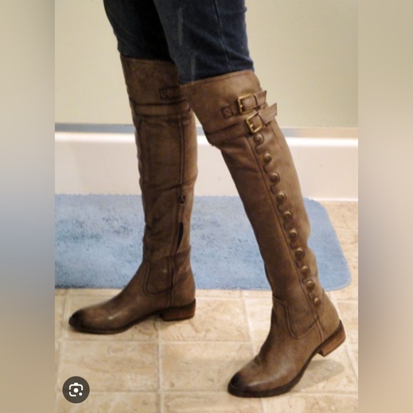 Sam Edelman | Shoes | Sam Edelman Pierce Over The Knee Boots Brown ...
